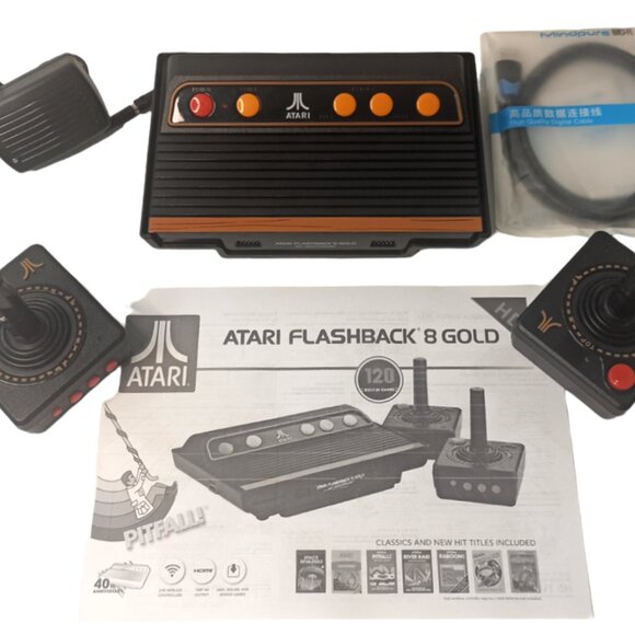 ATARI | Video Games & Consoles | Atari Flashback 8 Gold Delux 2 Classic Builtin Hd Games 40th ...